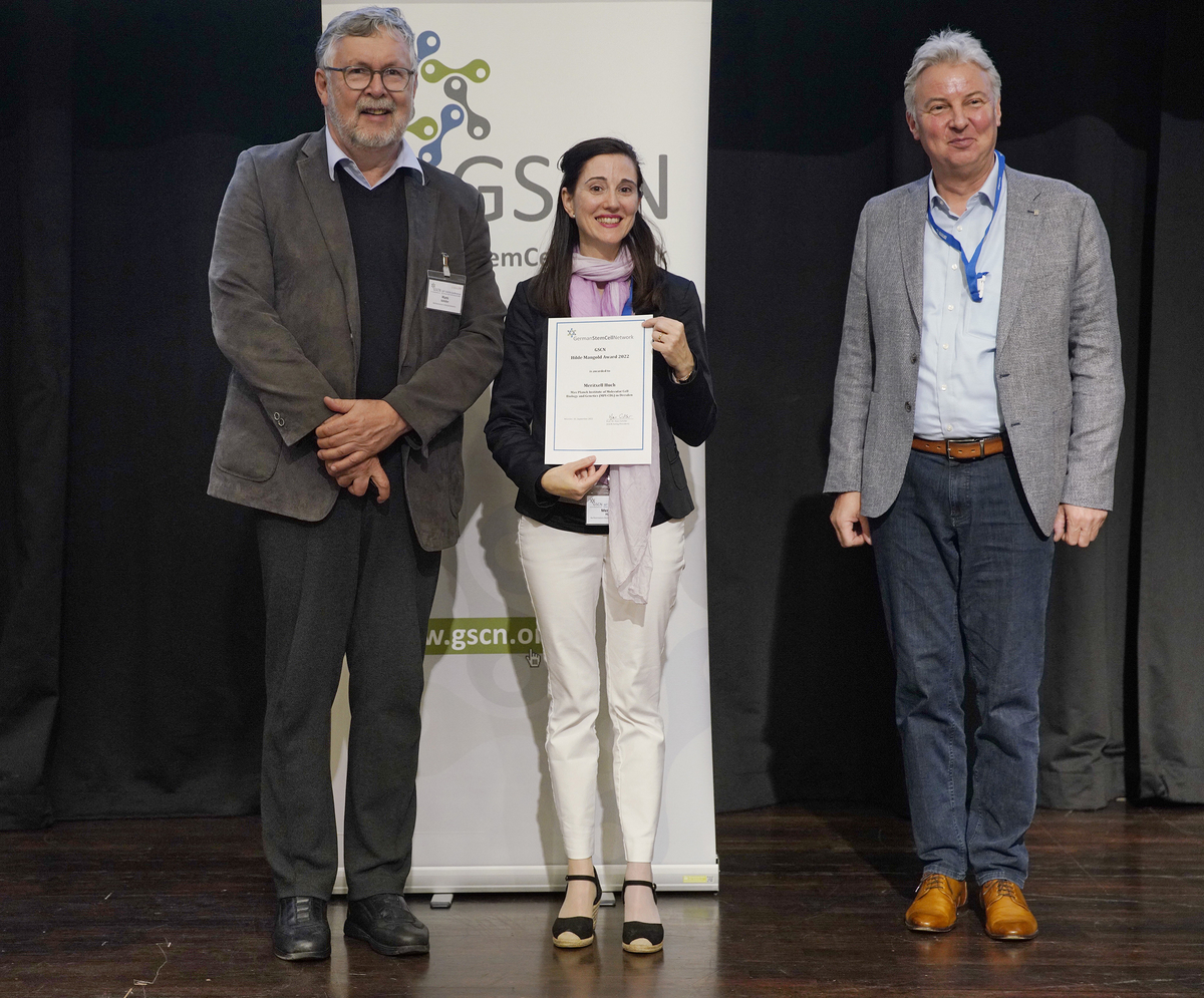 German Stem Cell Network awards the GSCN 2022 Hilde Mangold Award to Meritxell Huch: MPI-CBG